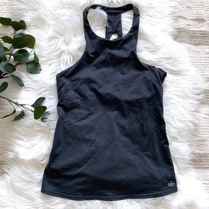 ALO Yoga Tops | Alo Current Tank White Fleck White | Poshmark